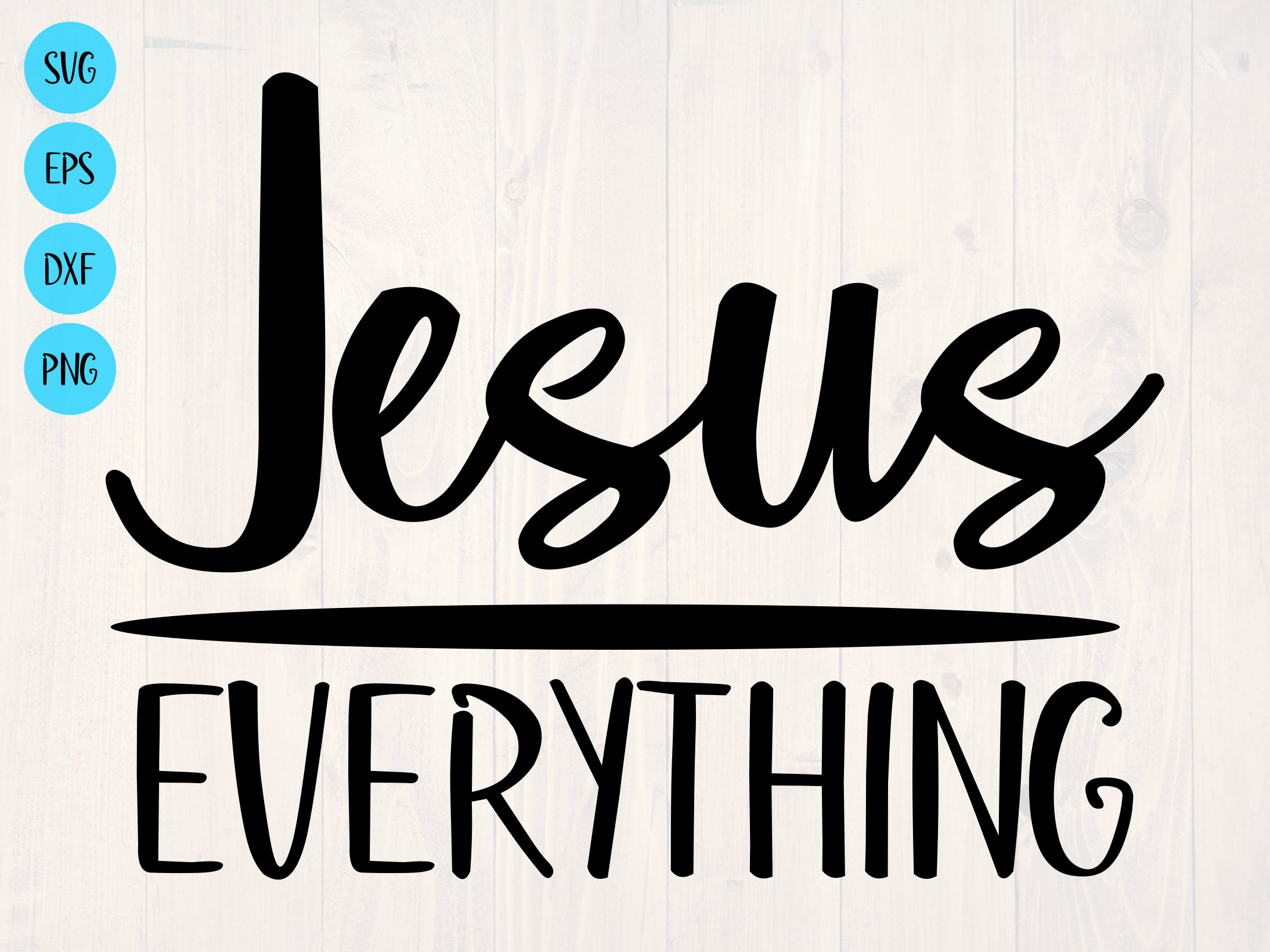 Jesus Over Everything SVG is a Christian Shirt Design - Etsy