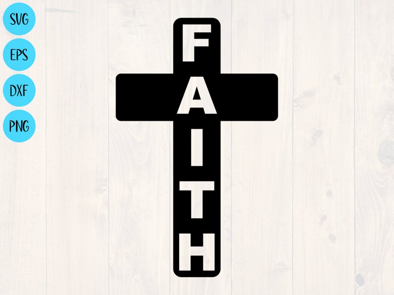 Faith Vertical Cross Svg is a Great Christian Shirt Design. - Etsy