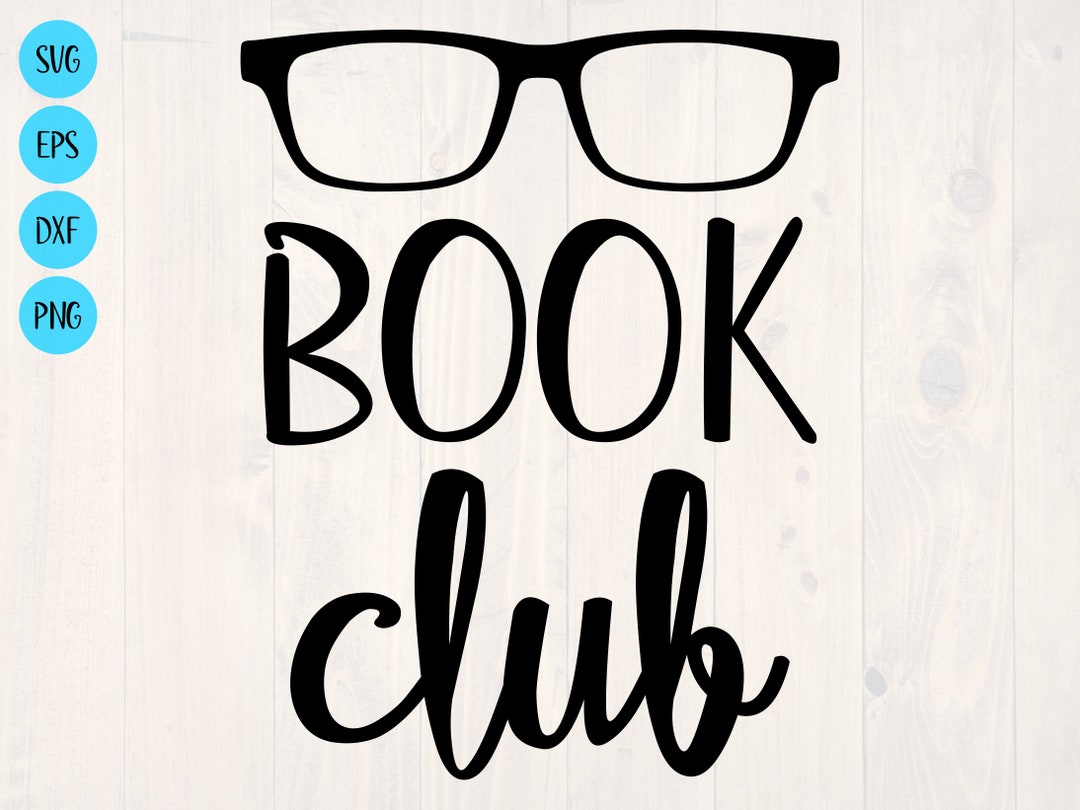 Book Club SVG is a Cute Shirt Design for Book Lovers - Etsy