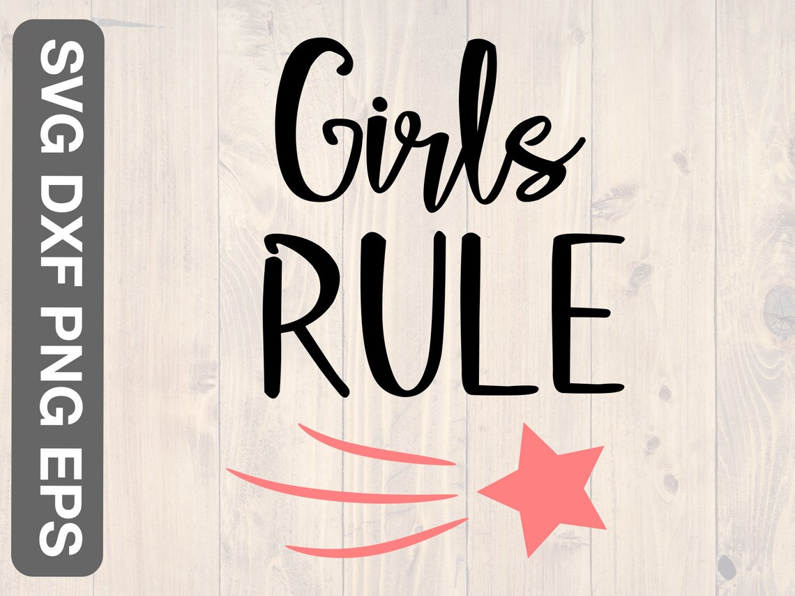 Les filles règle svg, png, eps et design chemise dxf pour cricut et ...
