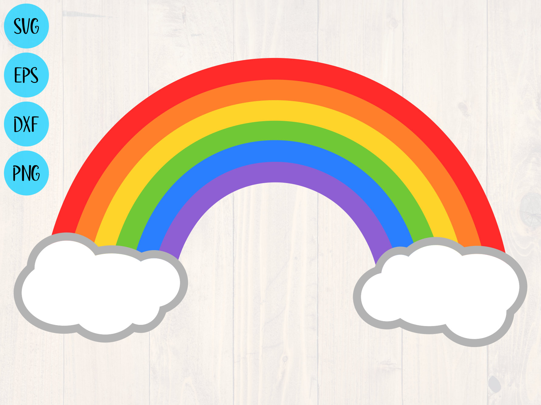 Rainbow Clipart Svg