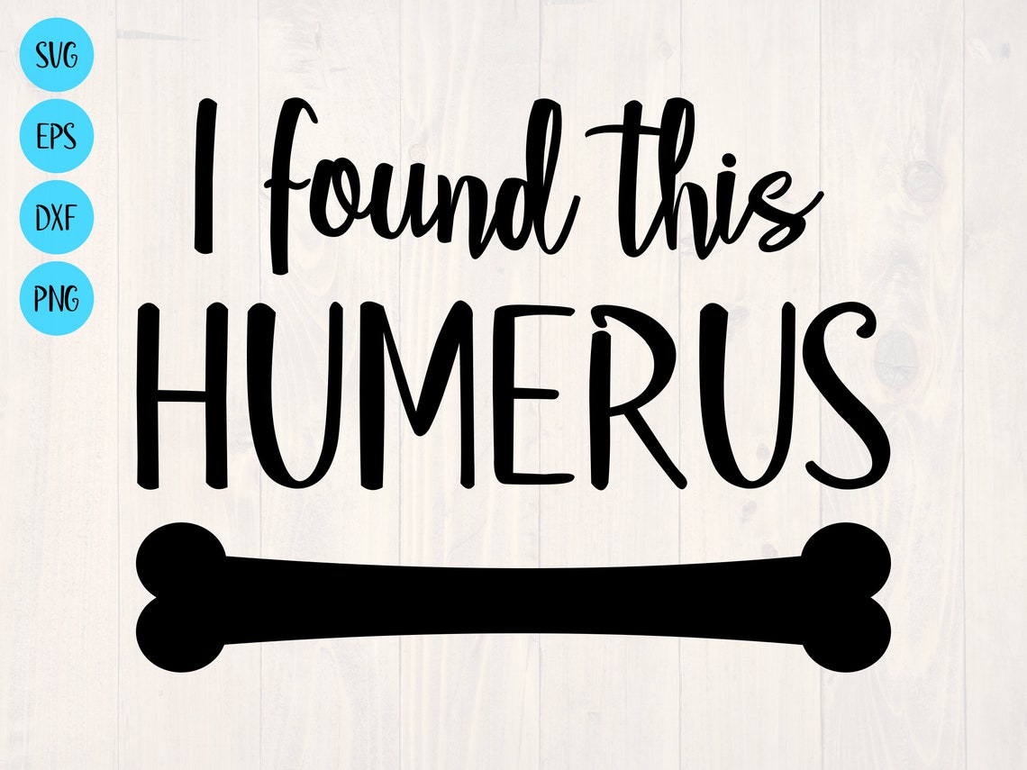 I Found This Humerus SVG is a Funny Nerd Shirt Design - Etsy