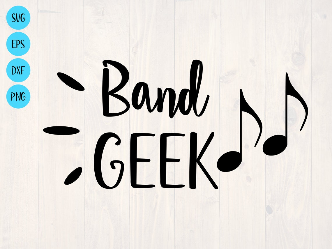 Band Geek SVG is a Funny Shirt Design - Etsy