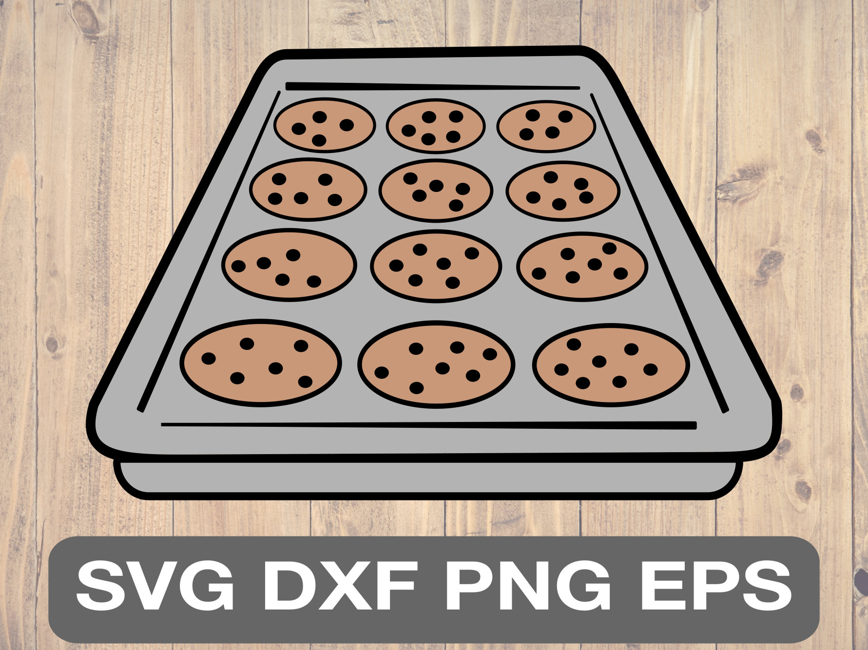 Tray Of Cookies Clipart