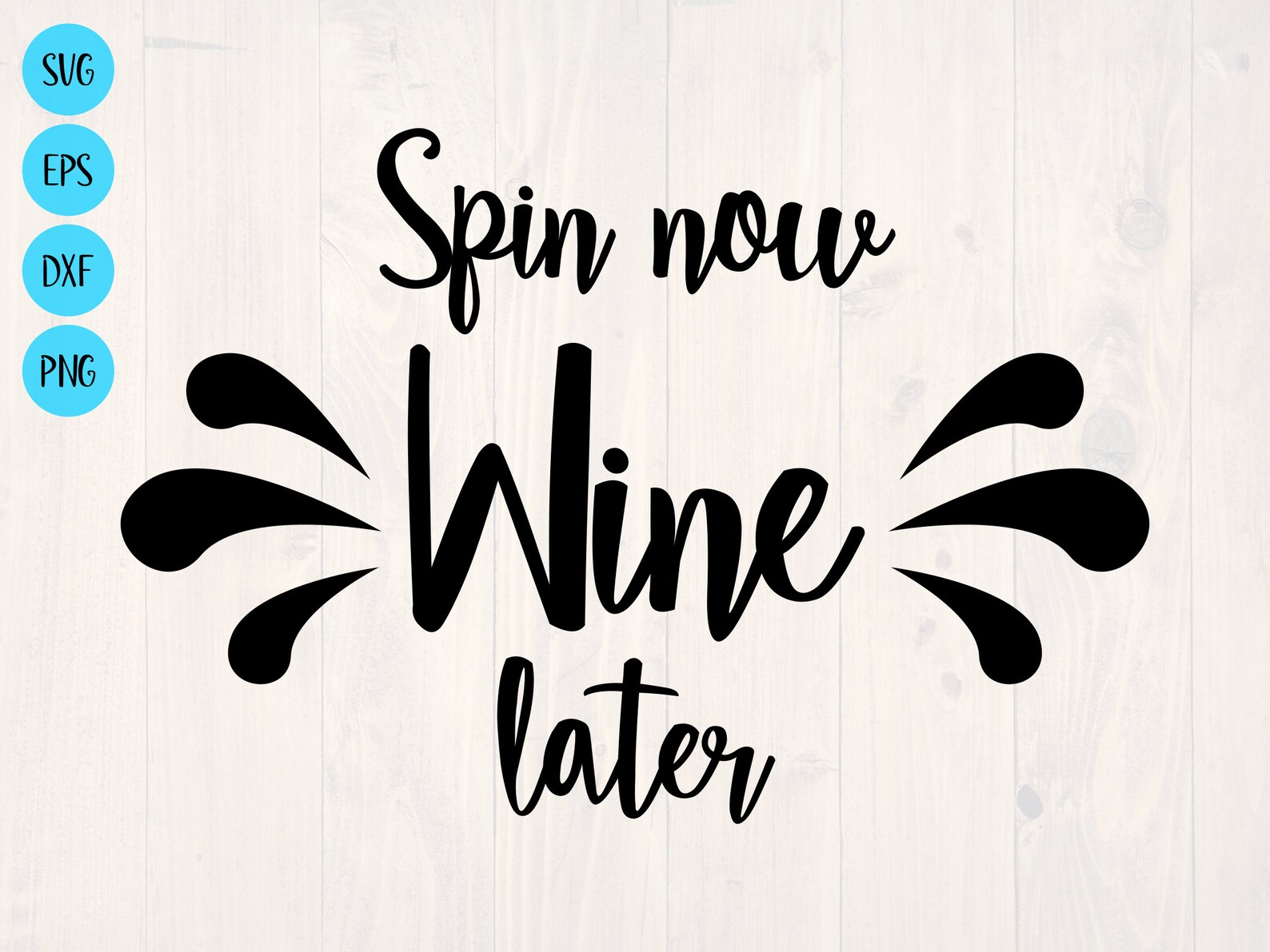 Spin Now Wine Later SVG is a Funny Workout Shirt Design for | Etsy