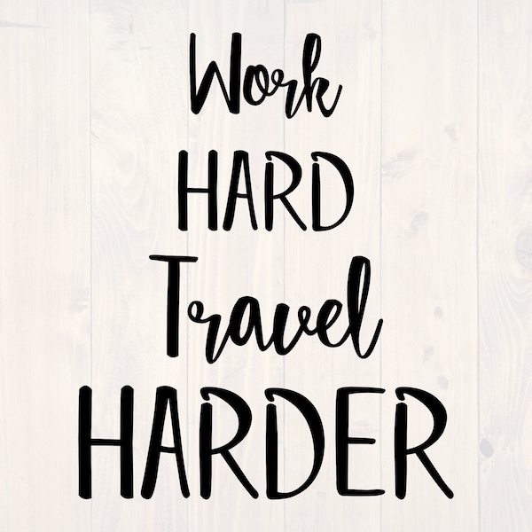 Hard Work Svg - Etsy