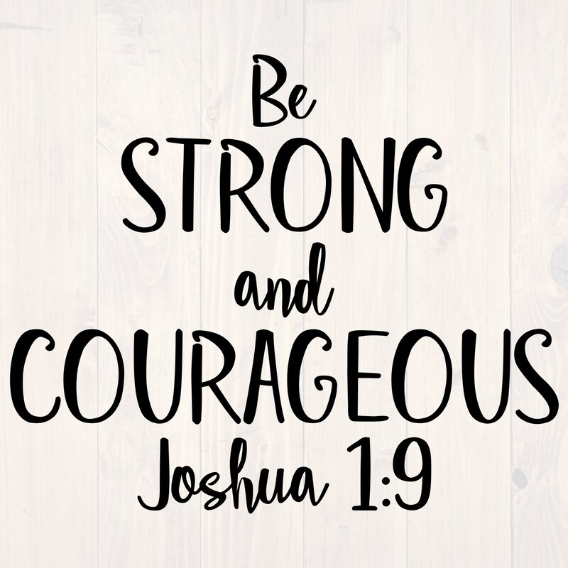Joshua 1 9 Svg - Etsy
