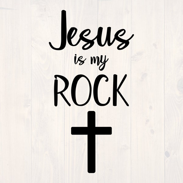 Jesus is My Rock - Etsy