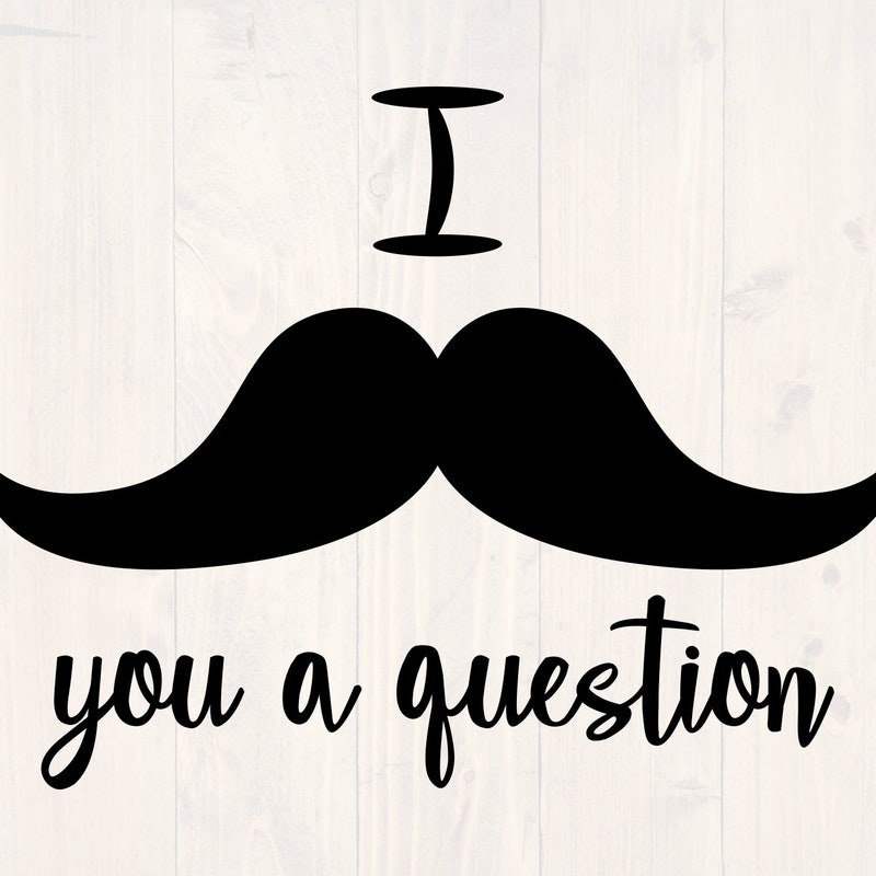 I Mustache You - Etsy