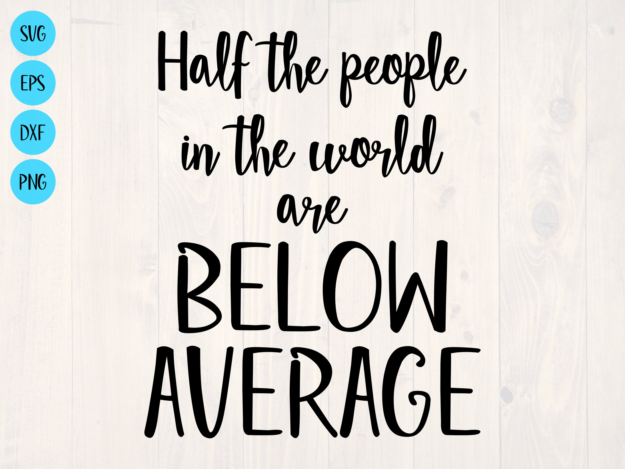 Below Average Looking People