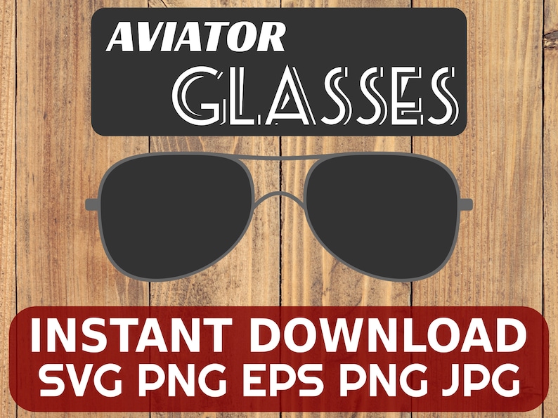 Aviator Sunglasses SVG, Aviators SVG, Shilhouette, Cricut, Cut File ...