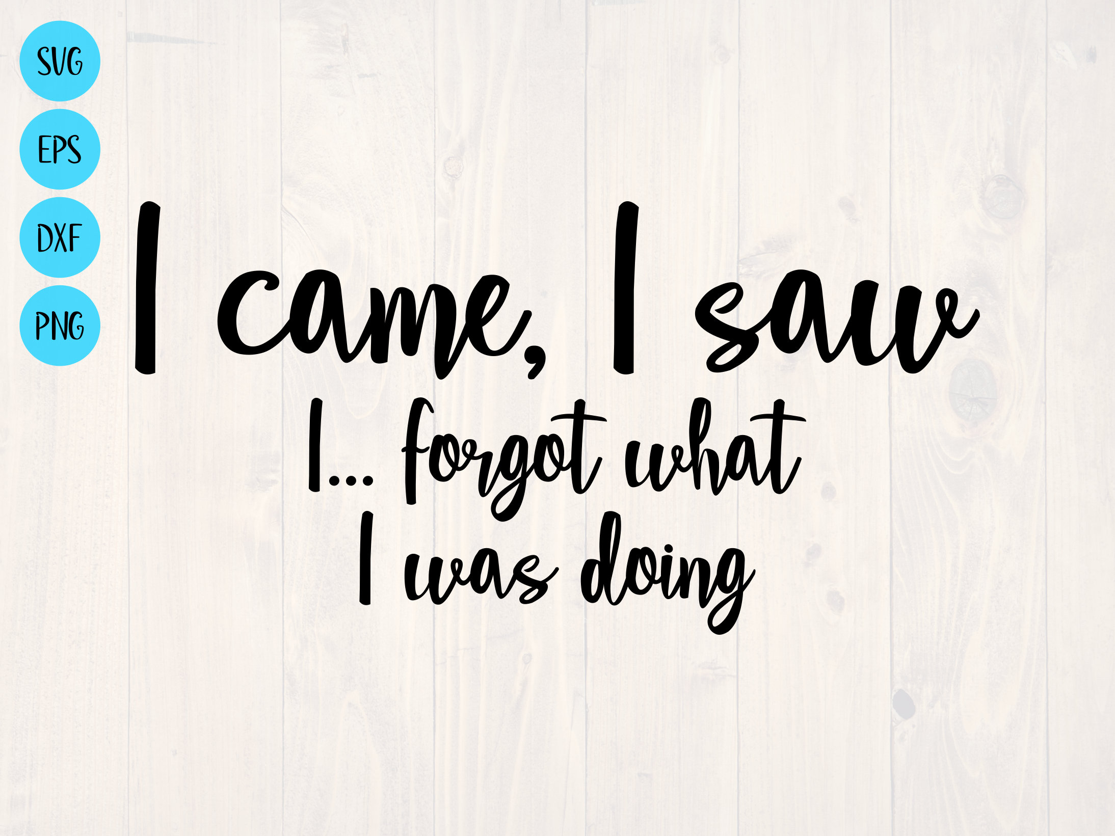 I Came I Saw I Forgot What I Was Doing SVG is a Funny Shirt - Etsy ...