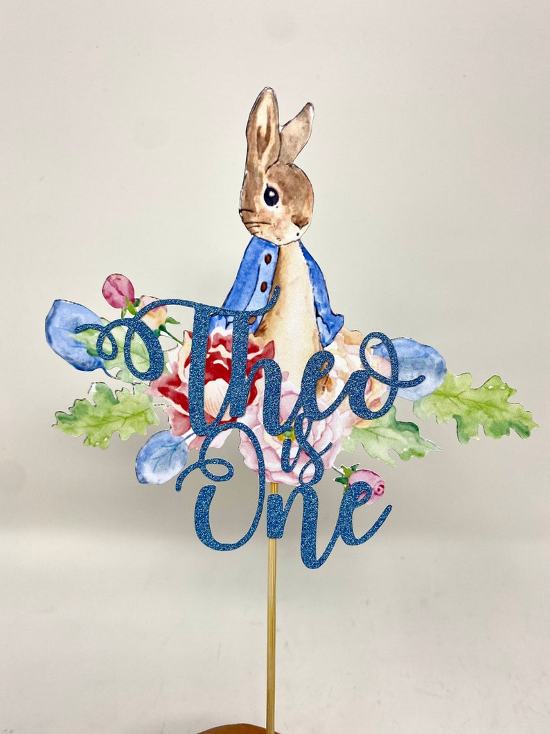 Peter Rabbit Cake Topper - Etsy UK