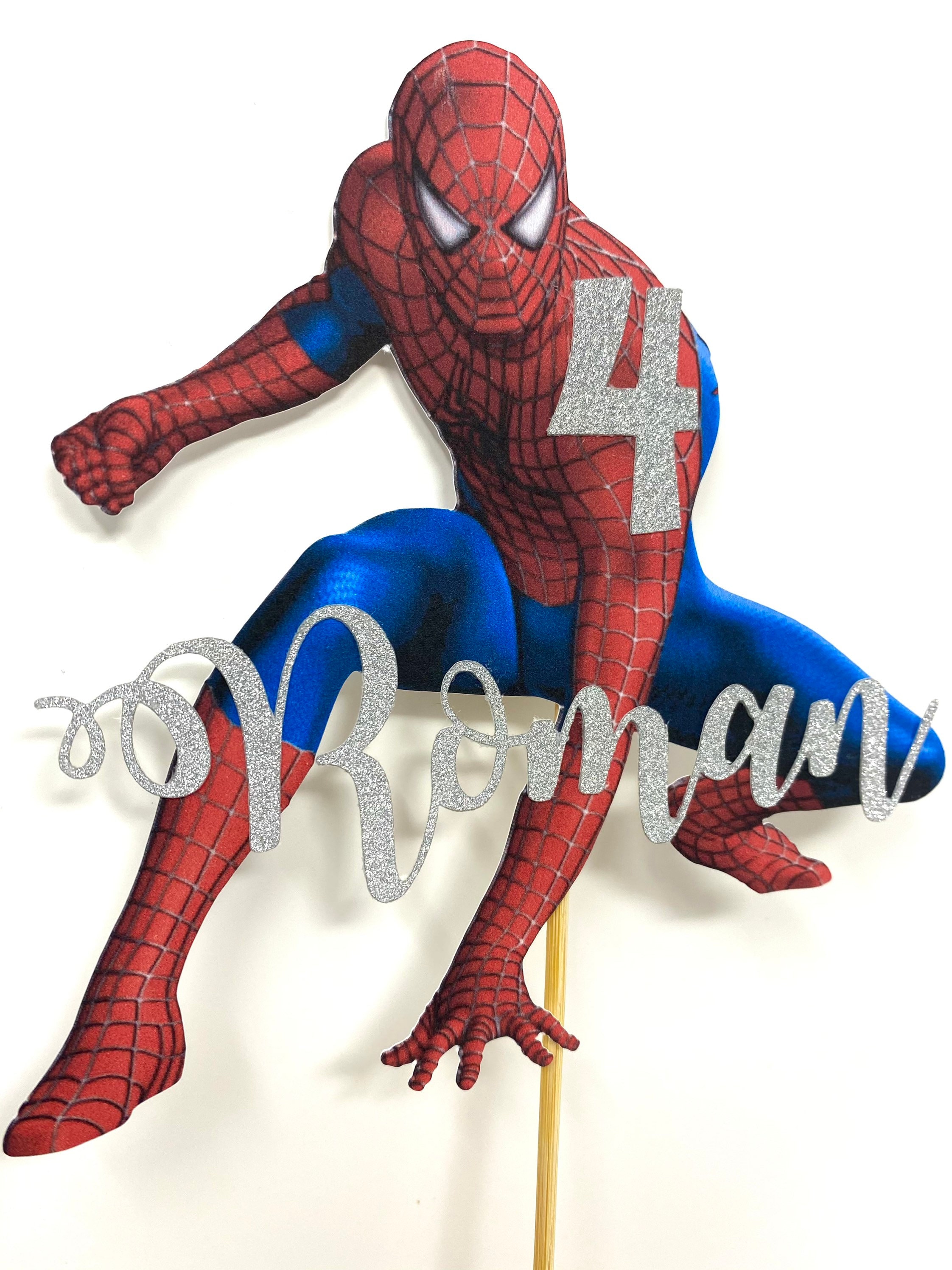 Spider-man Cake Topper - Etsy UK