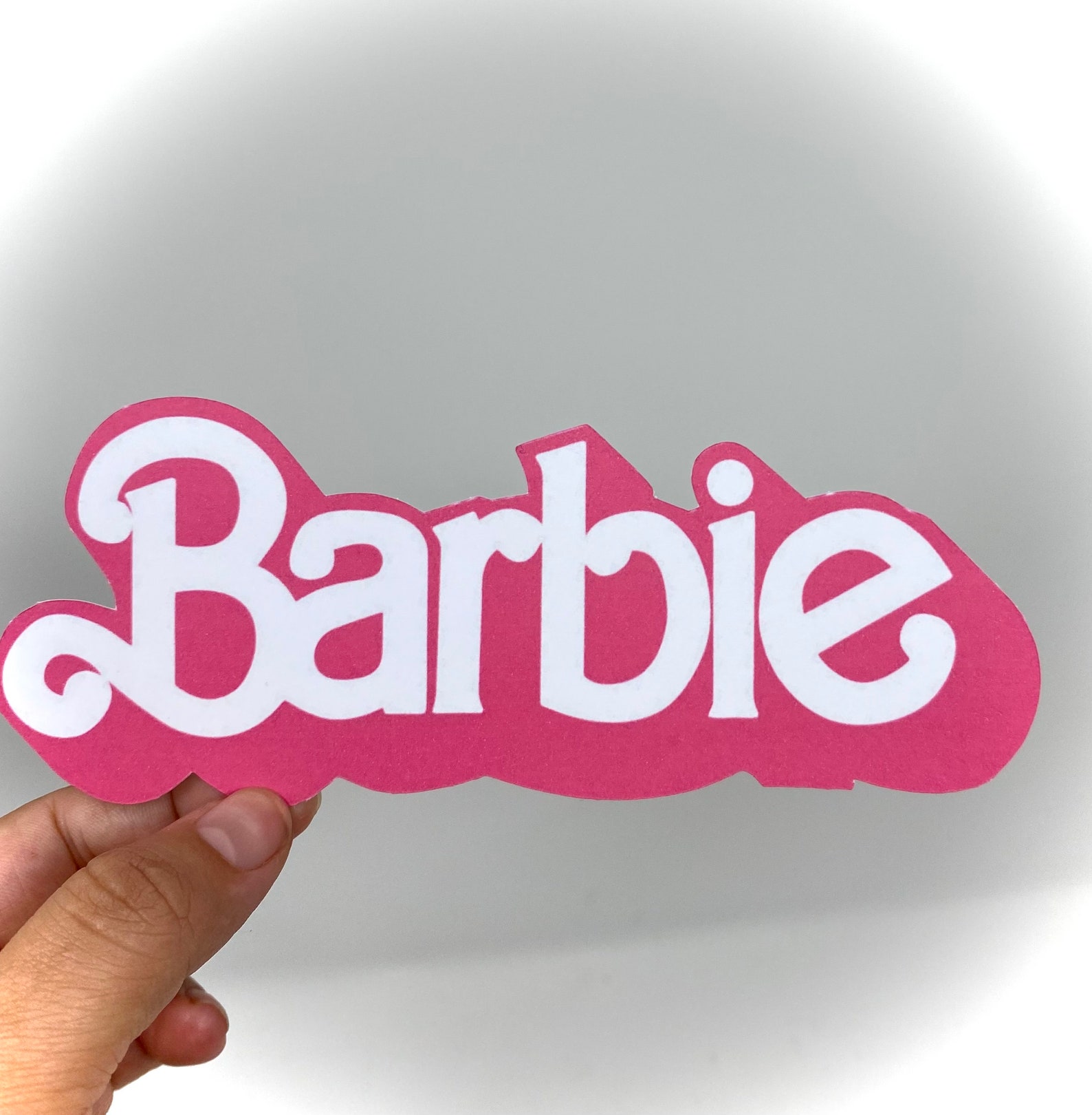 Barbie Doll Cake Topper and Logo - Etsy UK