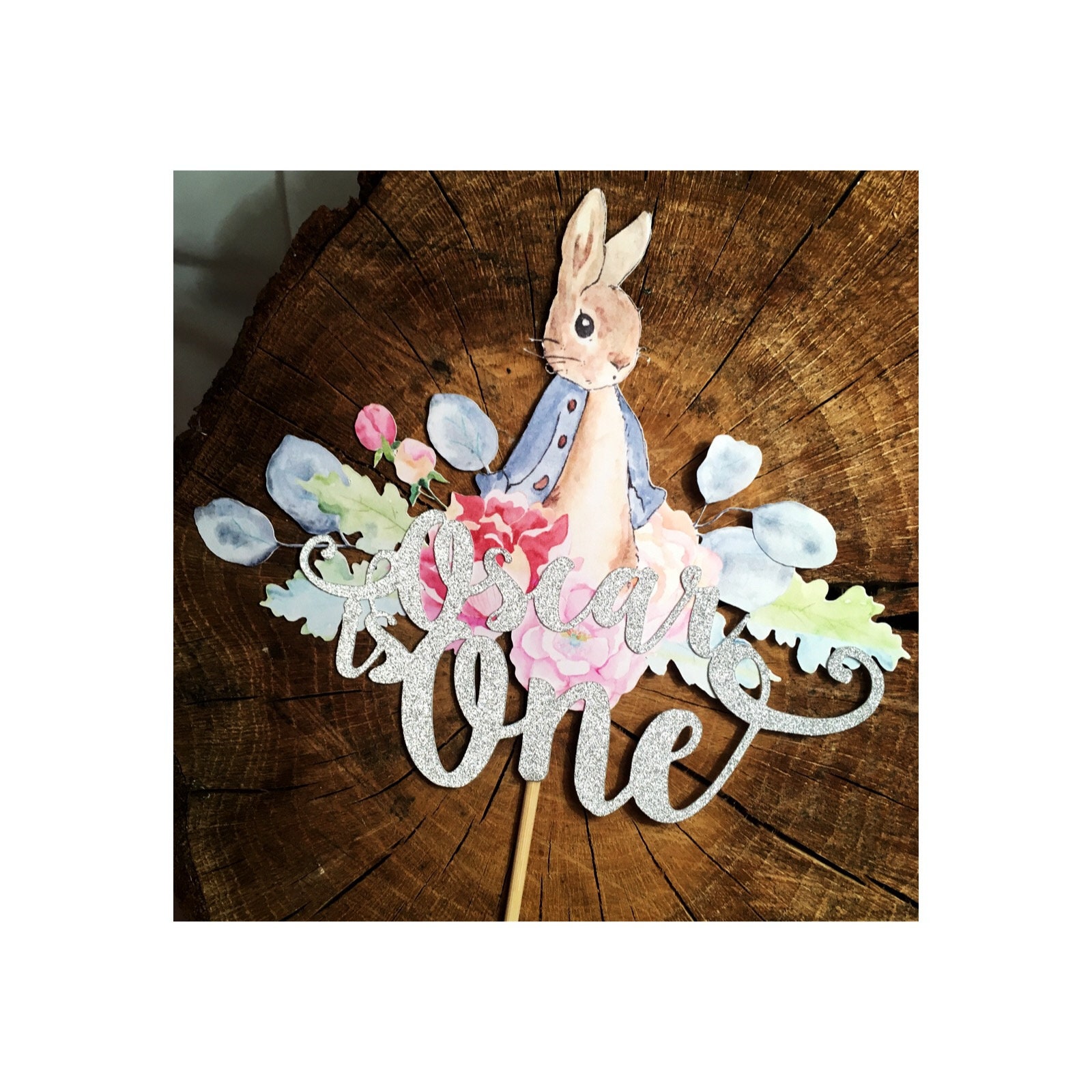 Peter Rabbit Cake Topper - Etsy UK