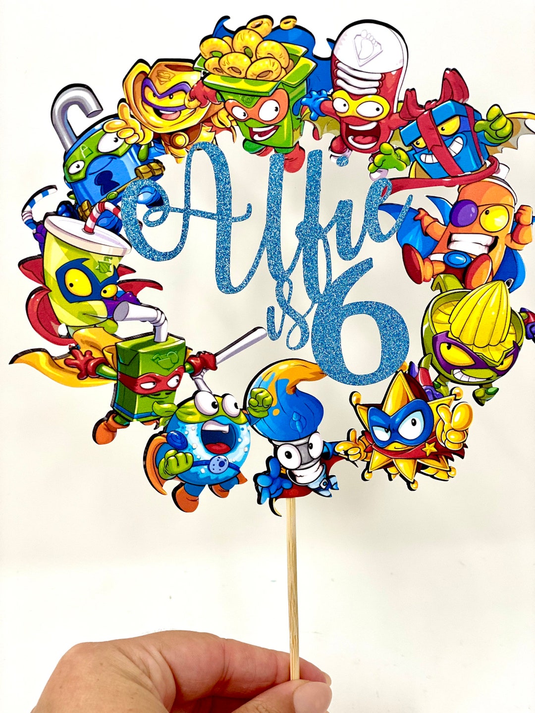 Superzings Cake Topper - Etsy Australia