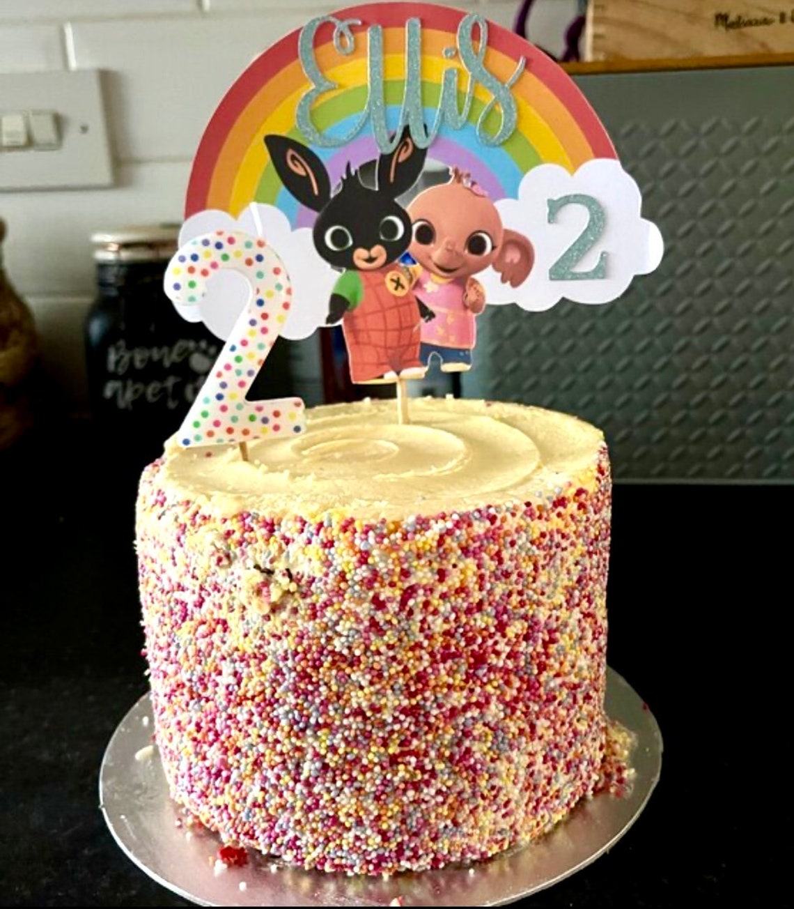 Bing Bunny and Sula Cake Topper - Etsy UK