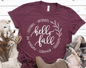 My Favorite Color is October Shirt Women Fall Shirt Fall Tees - Etsy