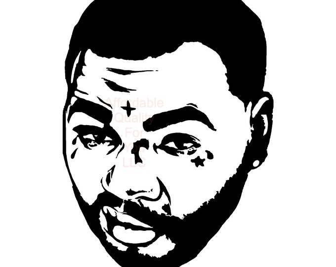 Kevin Gates Silhouette SVG Instant Download - Etsy Finland