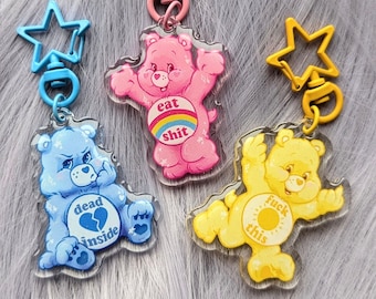 Care Bears Keychain - Etsy