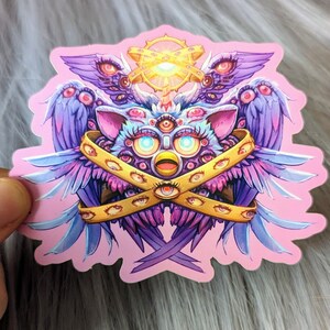 Furby Horror Themed Monster Vinyl Stickers - Etsy