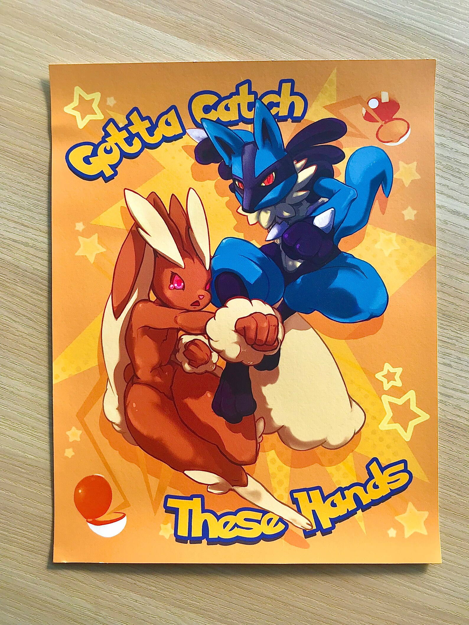 Gotta Catch These Hands - Pokémon Art Print - Etsy