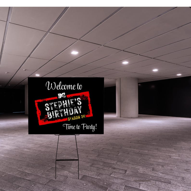 Jersey Shore Party Decor | Digital Sign Bundle | Welcome Sign, Smush ...