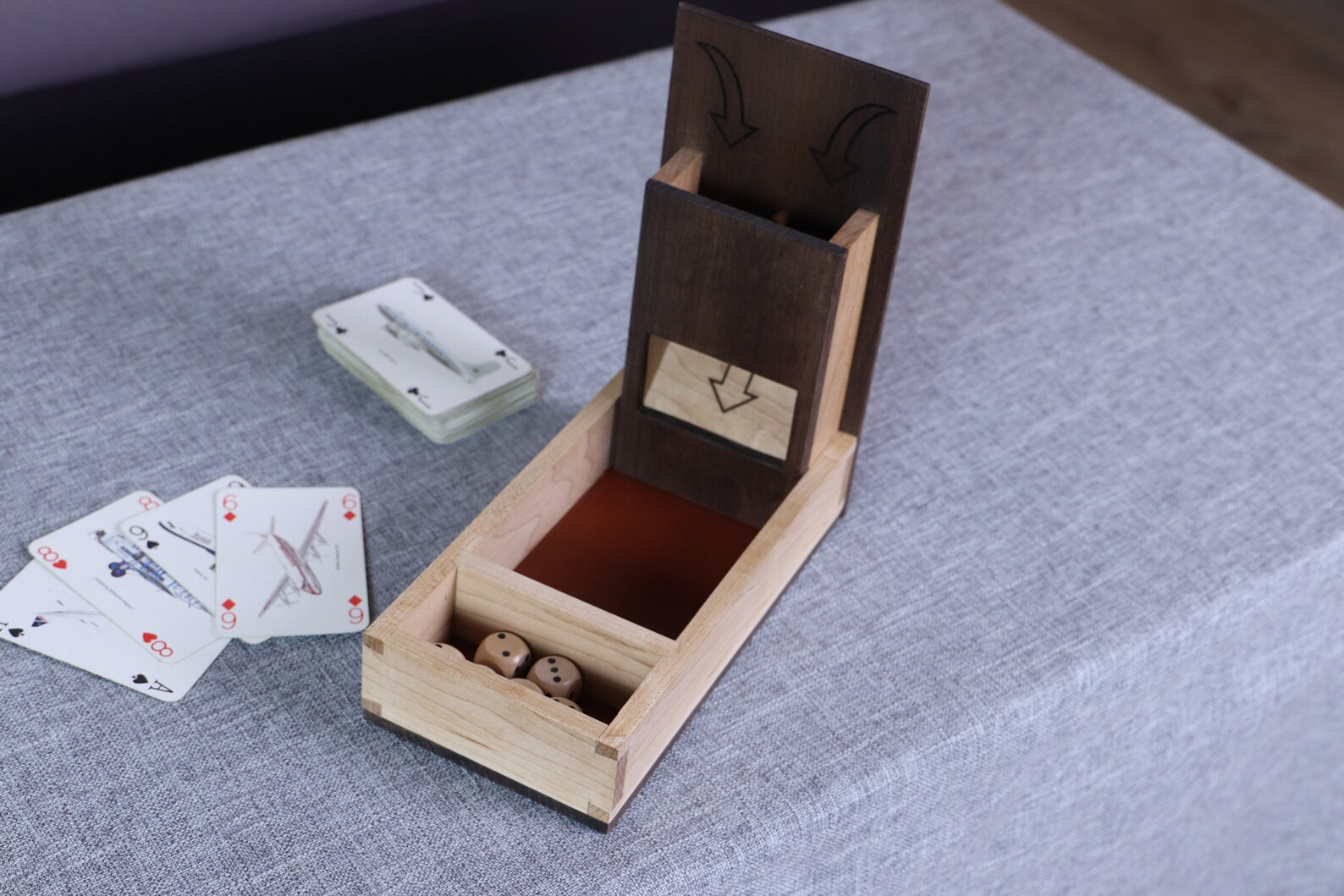 Dice Tower Woodworking Project Plan - Etsy