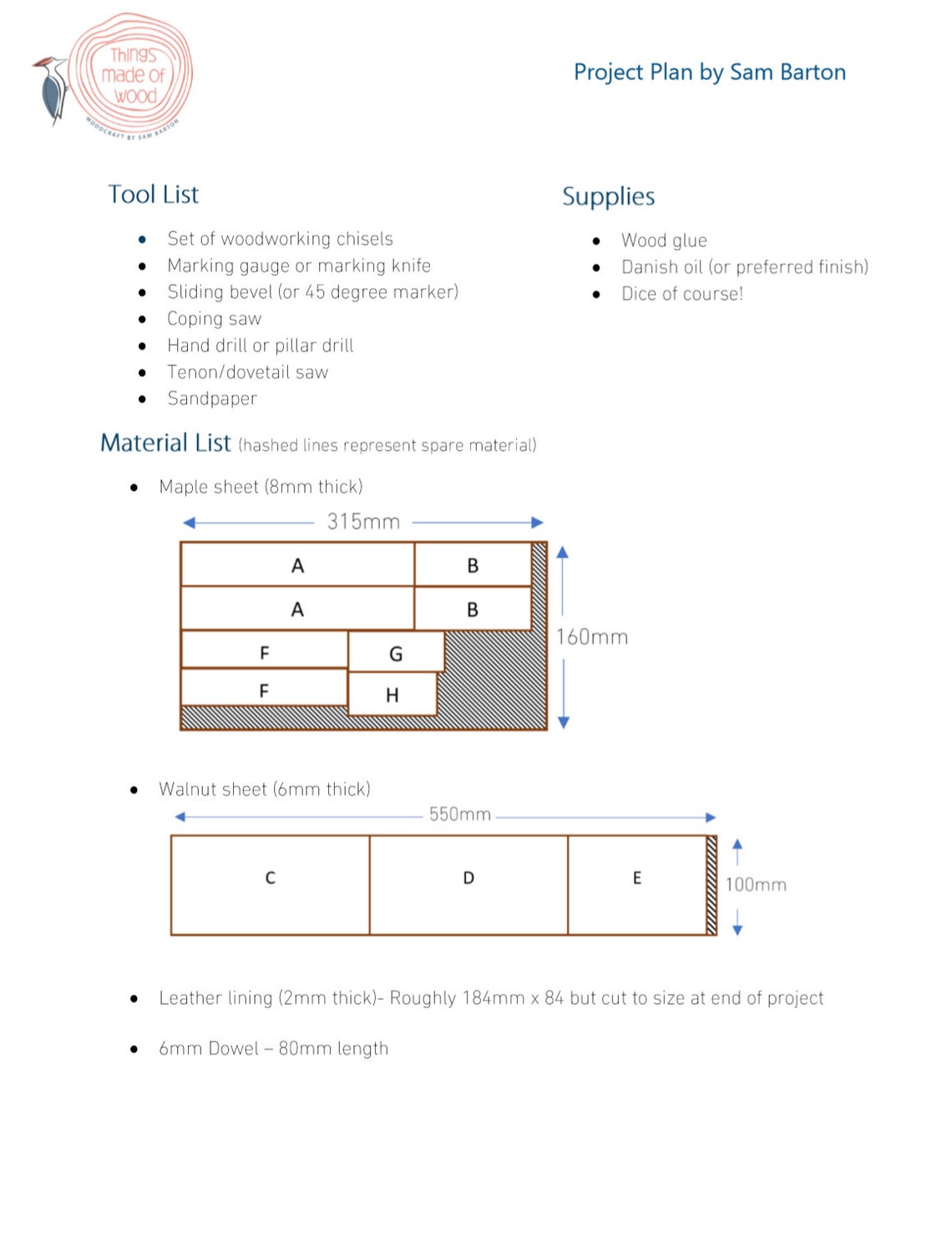 Dice Tower Woodworking Project Plan - Etsy