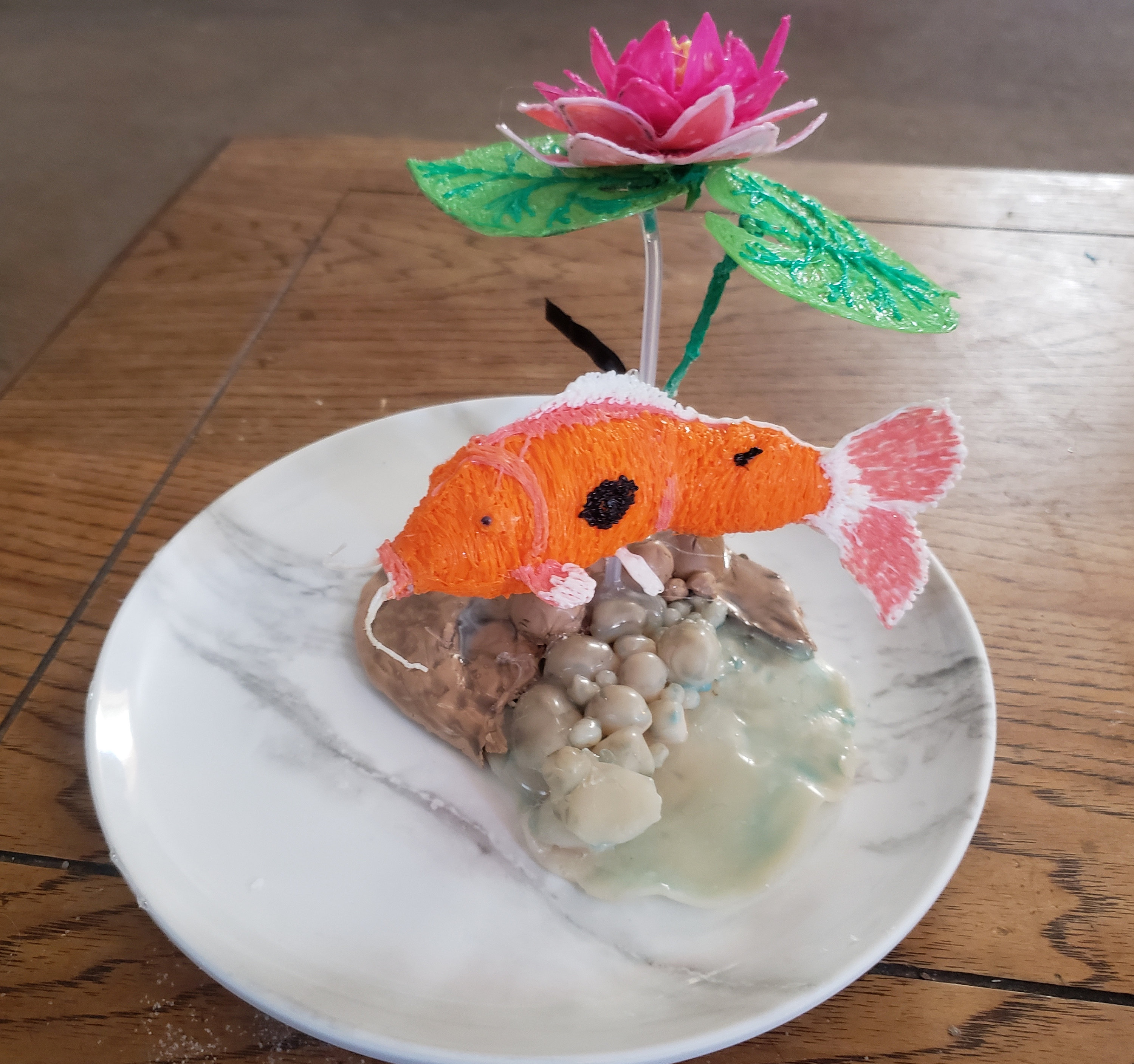 Koi Fish 3d Pen Art Sculpture Handcrafted Filament - Etsy