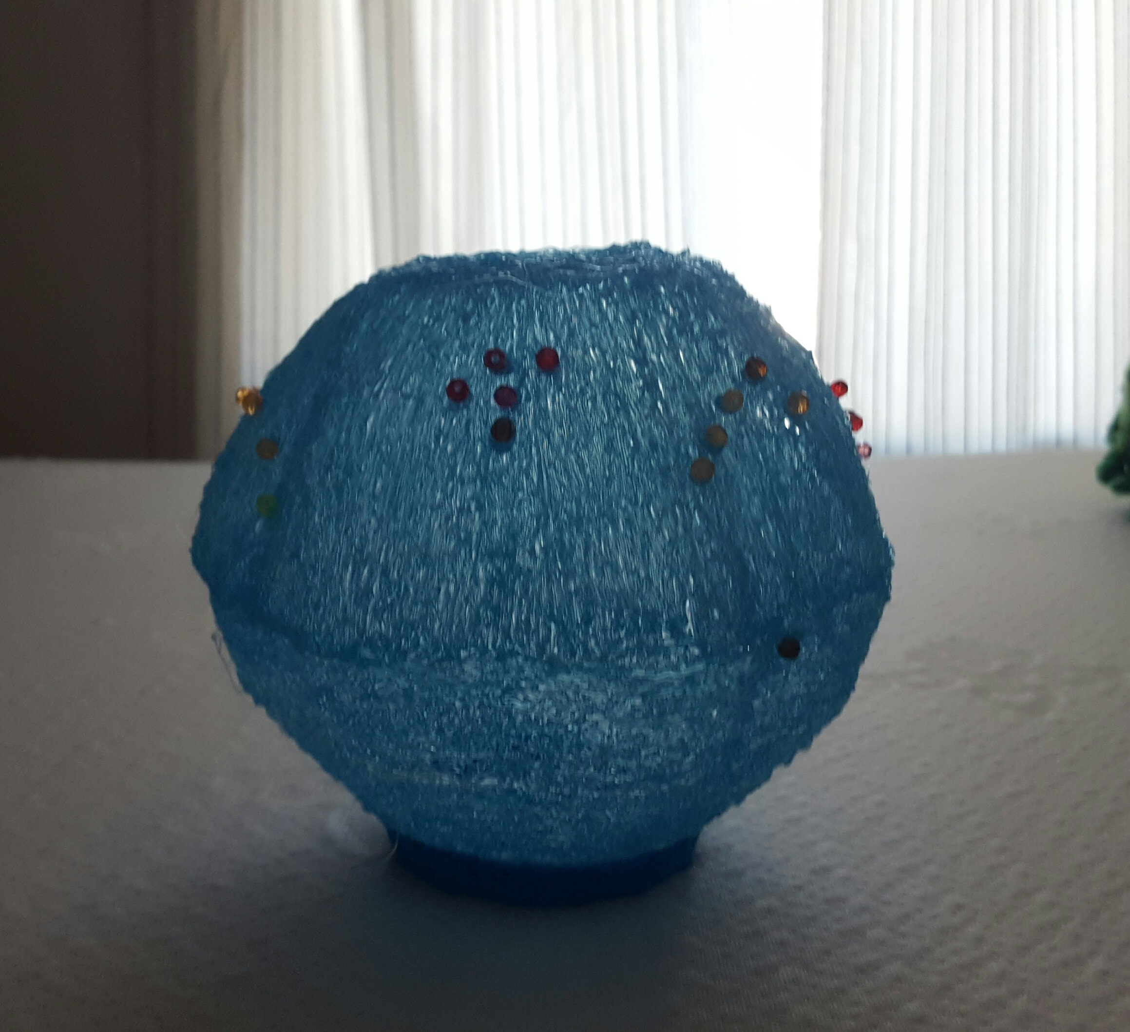 3d Pen Art Sphere With Fairy Lights Blue - Etsy