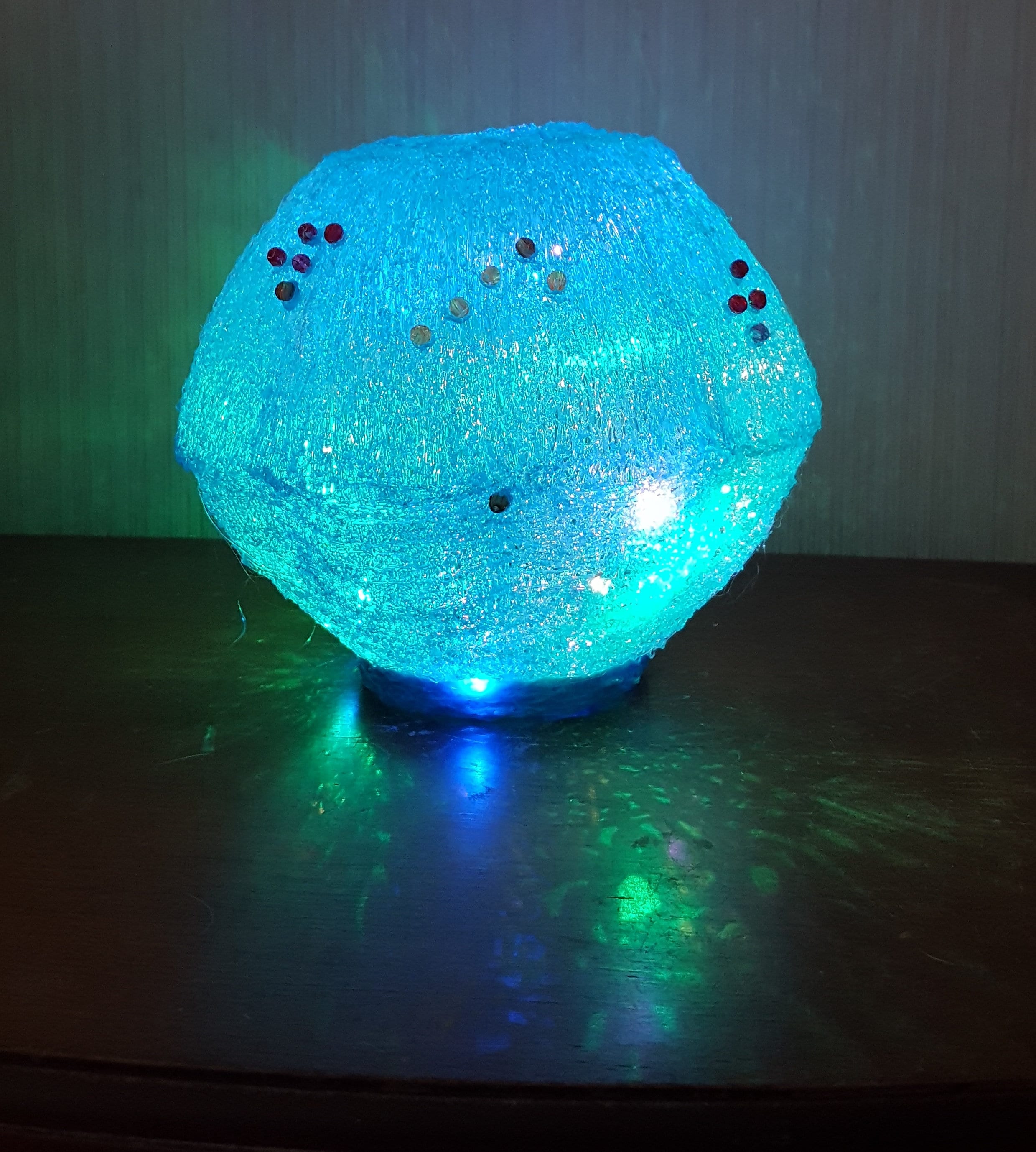 3d Pen Art Sphere With Fairy Lights Blue - Etsy