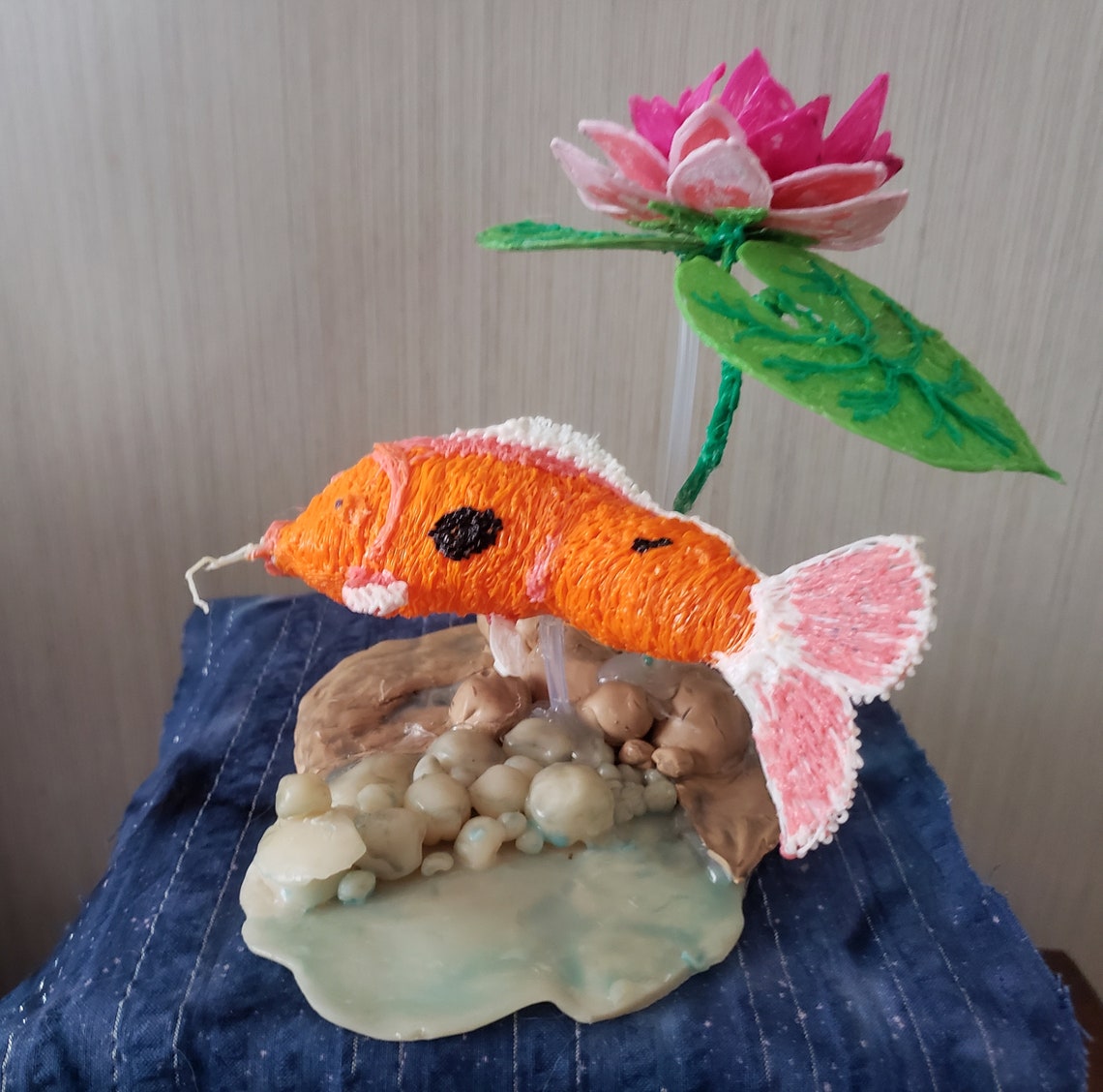 Koi Fish 3d Pen Art Sculpture Handcrafted Filament - Etsy