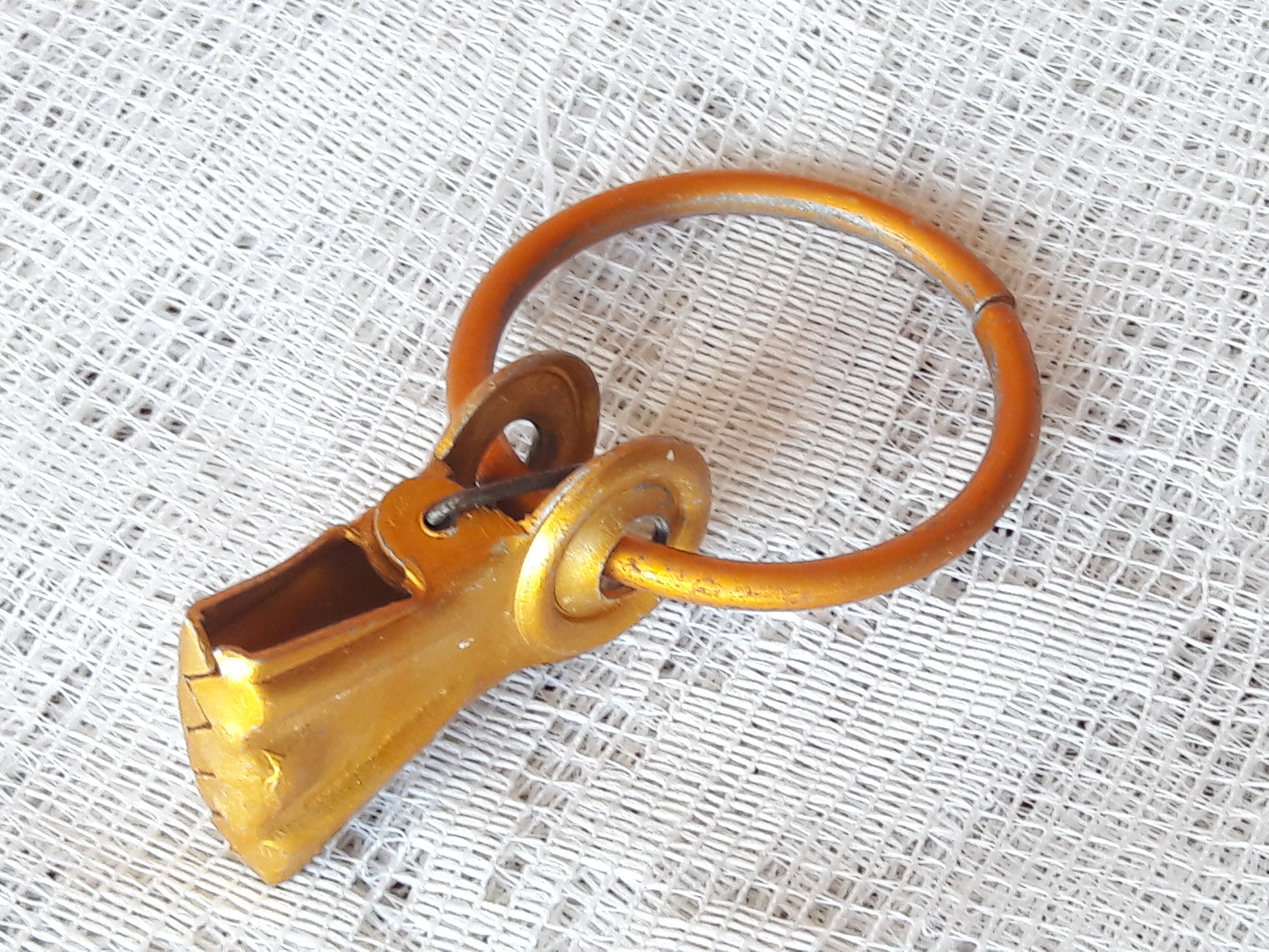 Vintage Metal Curtain Clips, Gold Curtain Clips With Ring Aluminum ...