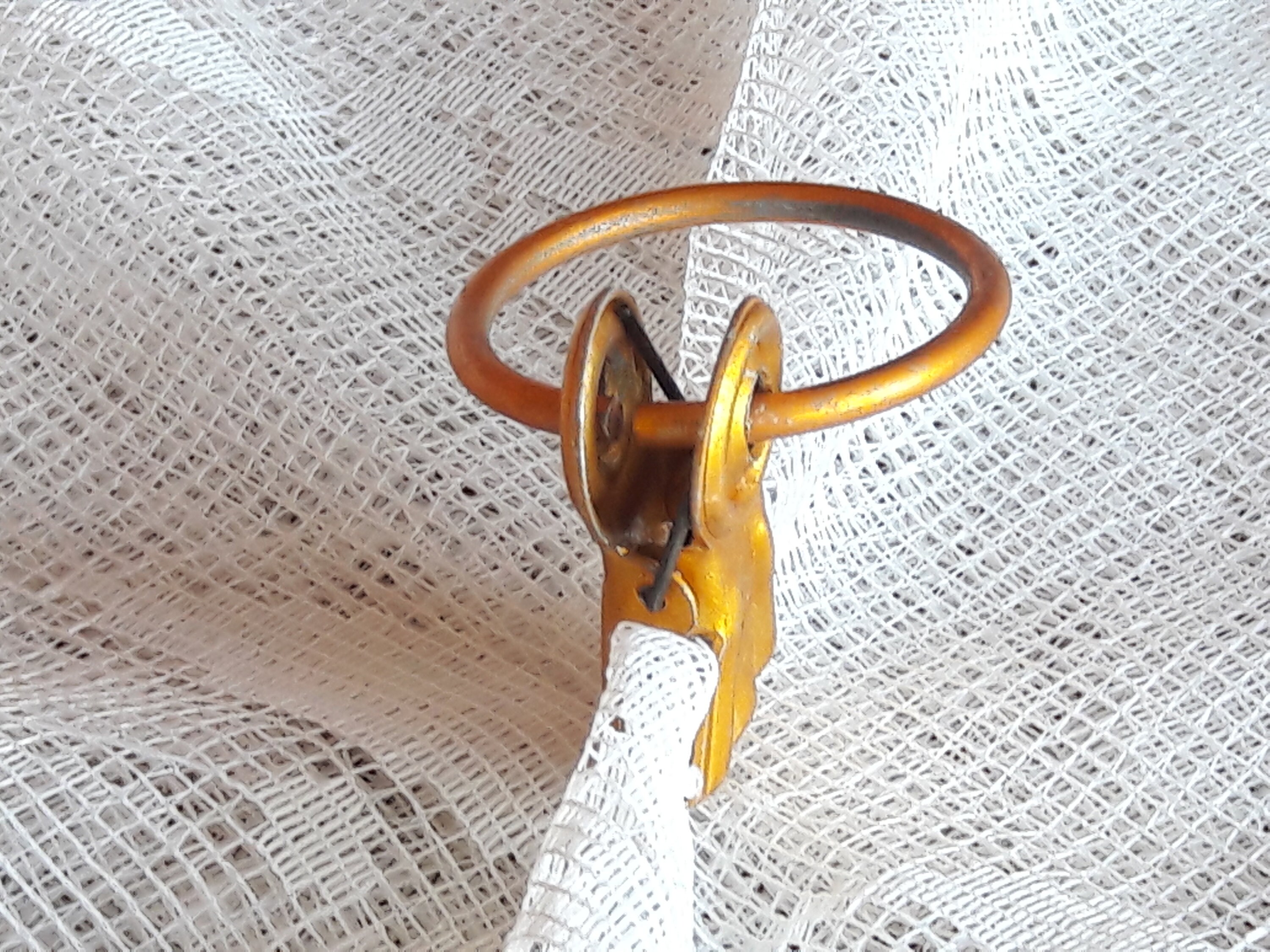 Vintage Metal Curtain Clips, Gold Curtain Clips With Ring Aluminum ...