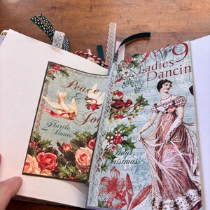 12 Days of Christmas Little Golden Book Journal Scrapbook - Etsy