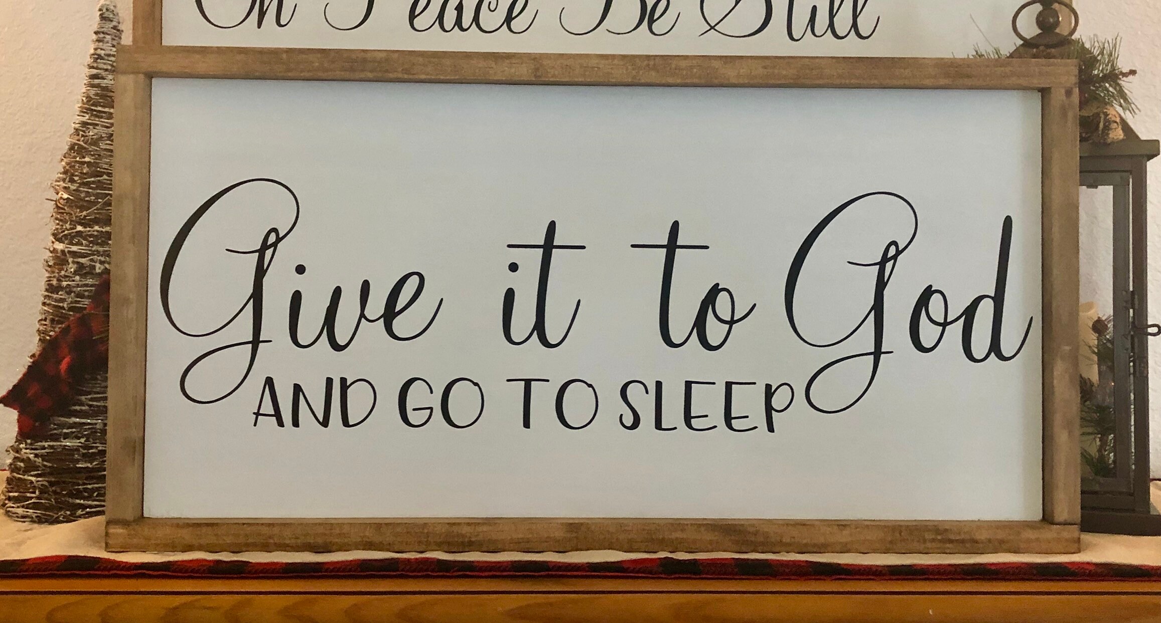 Farmhouse Sign Give It to God Christian Sign - Etsy