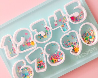 Number cookies | Etsy