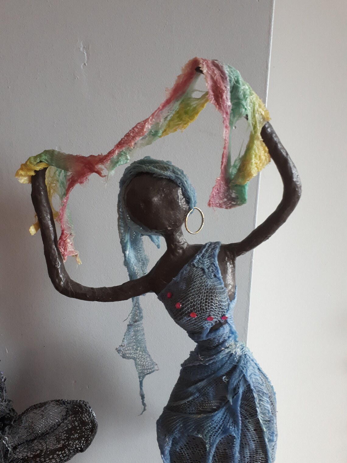 Bleu, Paverpol, Sculpture, Outdoor, Decor, African, Art - Etsy Canada