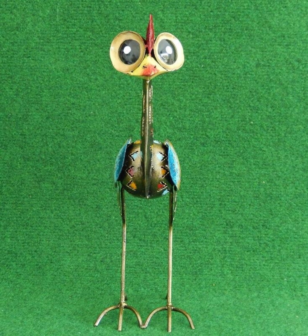 Colorful Exotic Bird Emu Heron Bird of Paradise Pond Figure Garden 33 ...