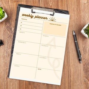 Printable Weekly Schedule: Stay on Track and Accomplish More With This ...