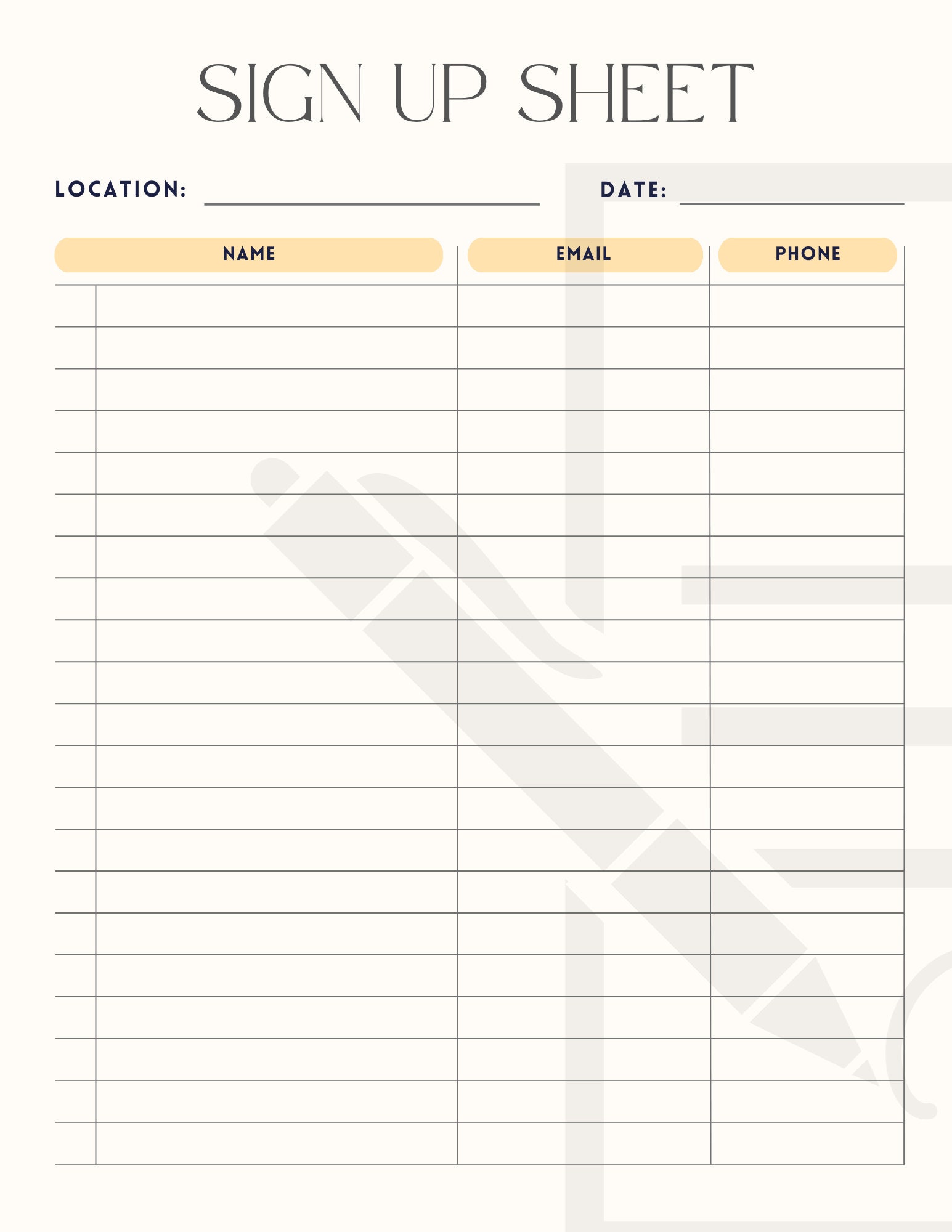 Realtor Sign-up Sheet - Streamline Property Showings and Open Houses ...