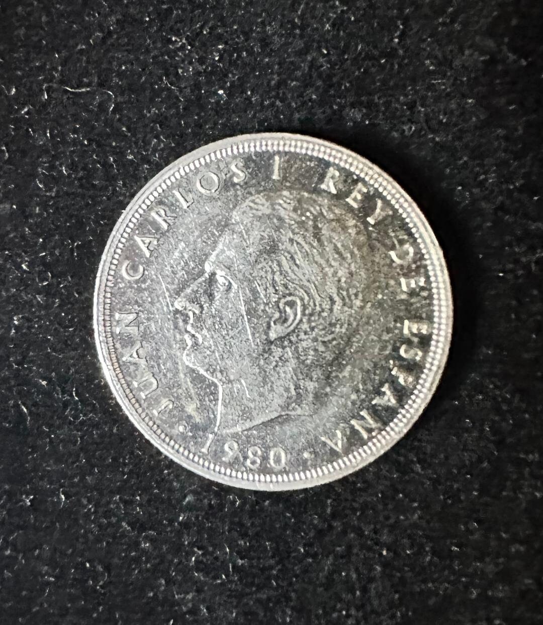 1980 Spain 5 Pesetas PTAS - FIFA World Cup 1982 - Juan Carlos I King - Football 1982 Vintage ...