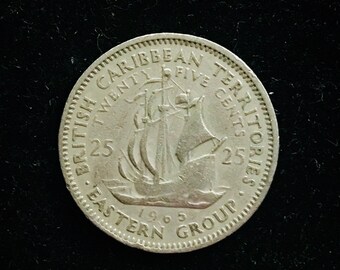 Queen Elizabeth the Second Coins 25 Cent Coin - Etsy