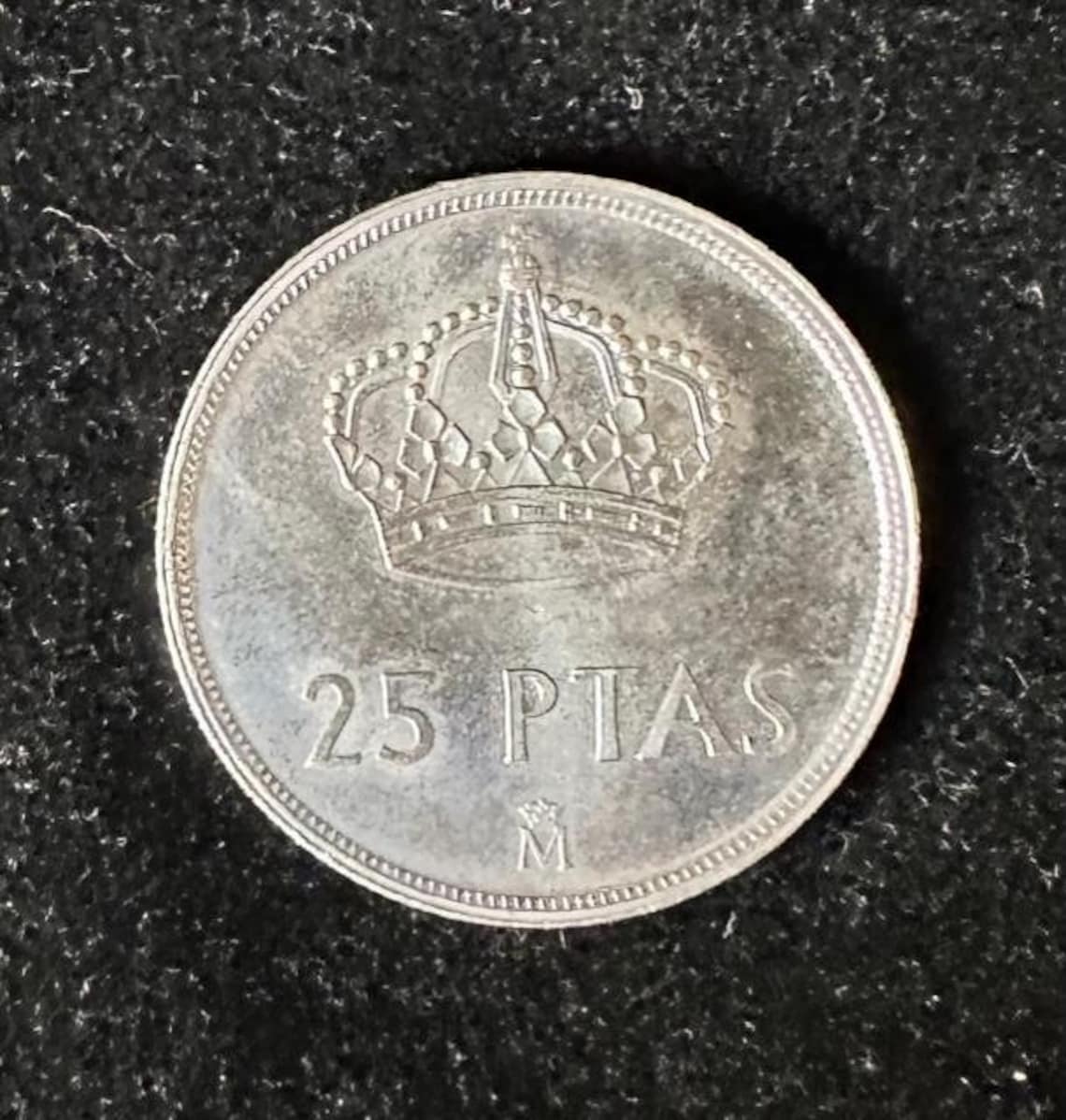 1983 Spain 25 Pesetas PTAS - Juan Carlos I Rey De Espana Vintage Coin ...
