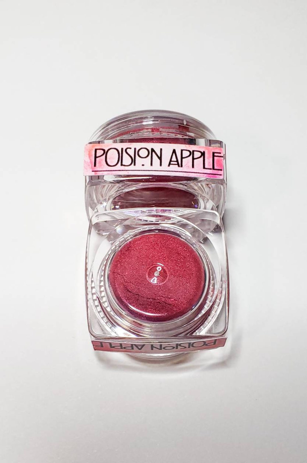 All Natural Mineral Eyeshadow - Poision Apple- Red - Shimmer- Vegan ...