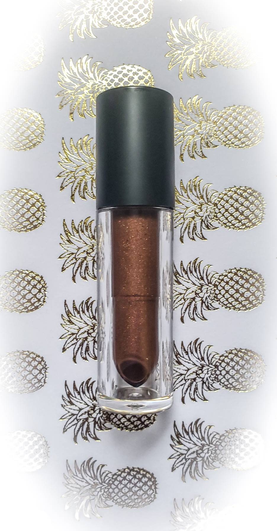 Metallic Bronze and Gold Matte Liquid Lipstick Down to Earth - Etsy
