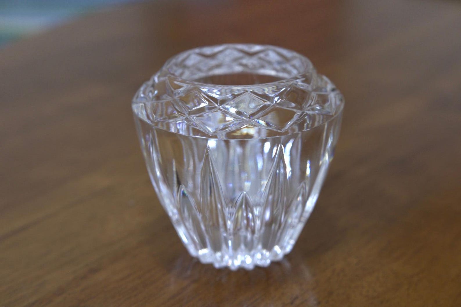 Princess House Lead Crystal Votive Vase - Etsy