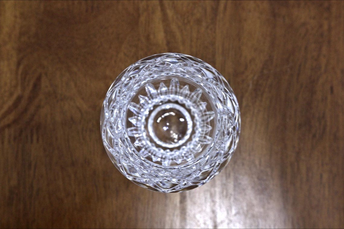 Princess House Lead Crystal Votive Vase - Etsy